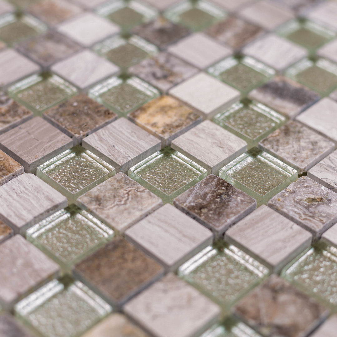 Sand Square Mix Mosaics S3334 I Tiles DIY