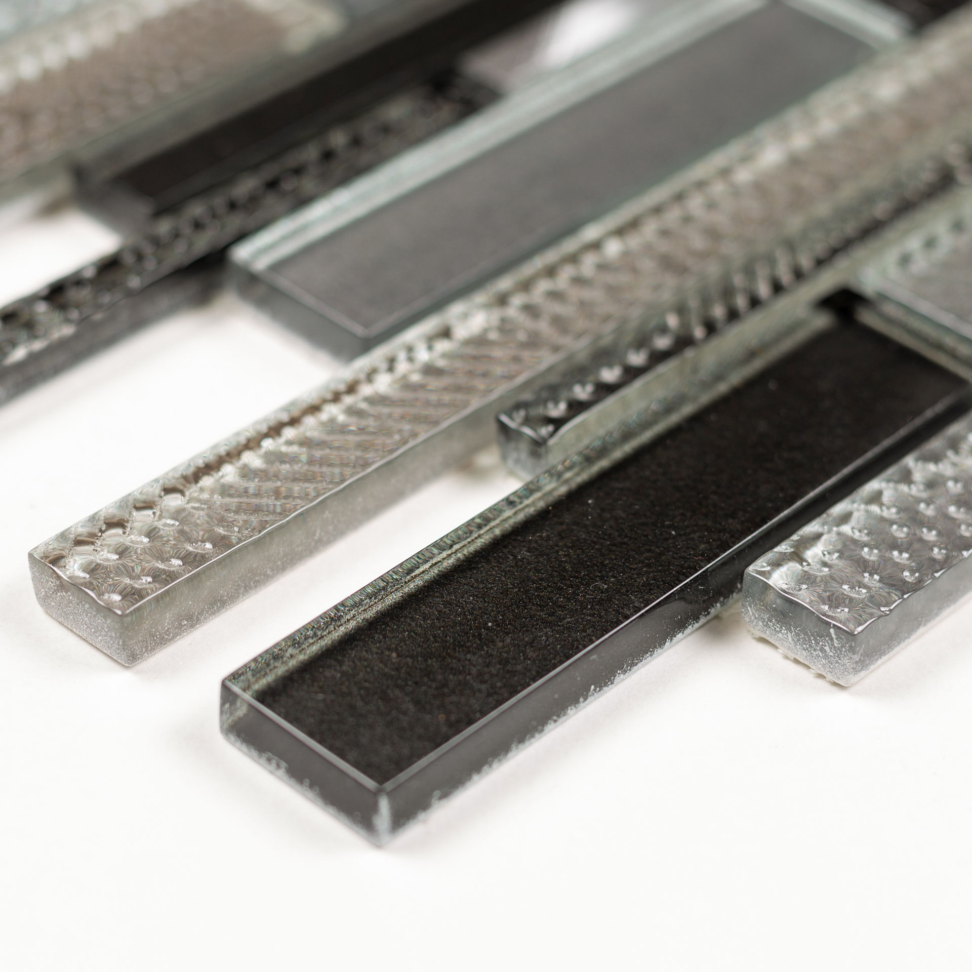 Dimple Strips Dark Mosaics S3337 I Tiles DIY