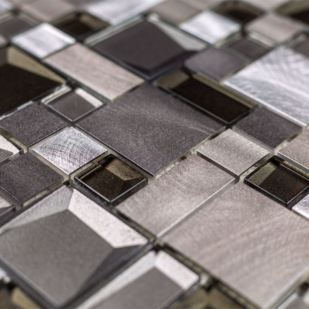 Depth Grey Modular Mosaics SG213 I Tiles DIY