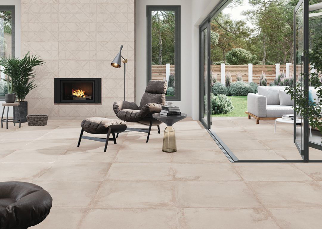 Ruggine Ivory Matt Tile 75x75 cm I Tiles DIY