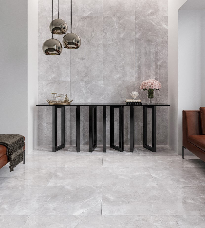 Silver Ice Polished Tile 60x120 cm I Tiles DIY