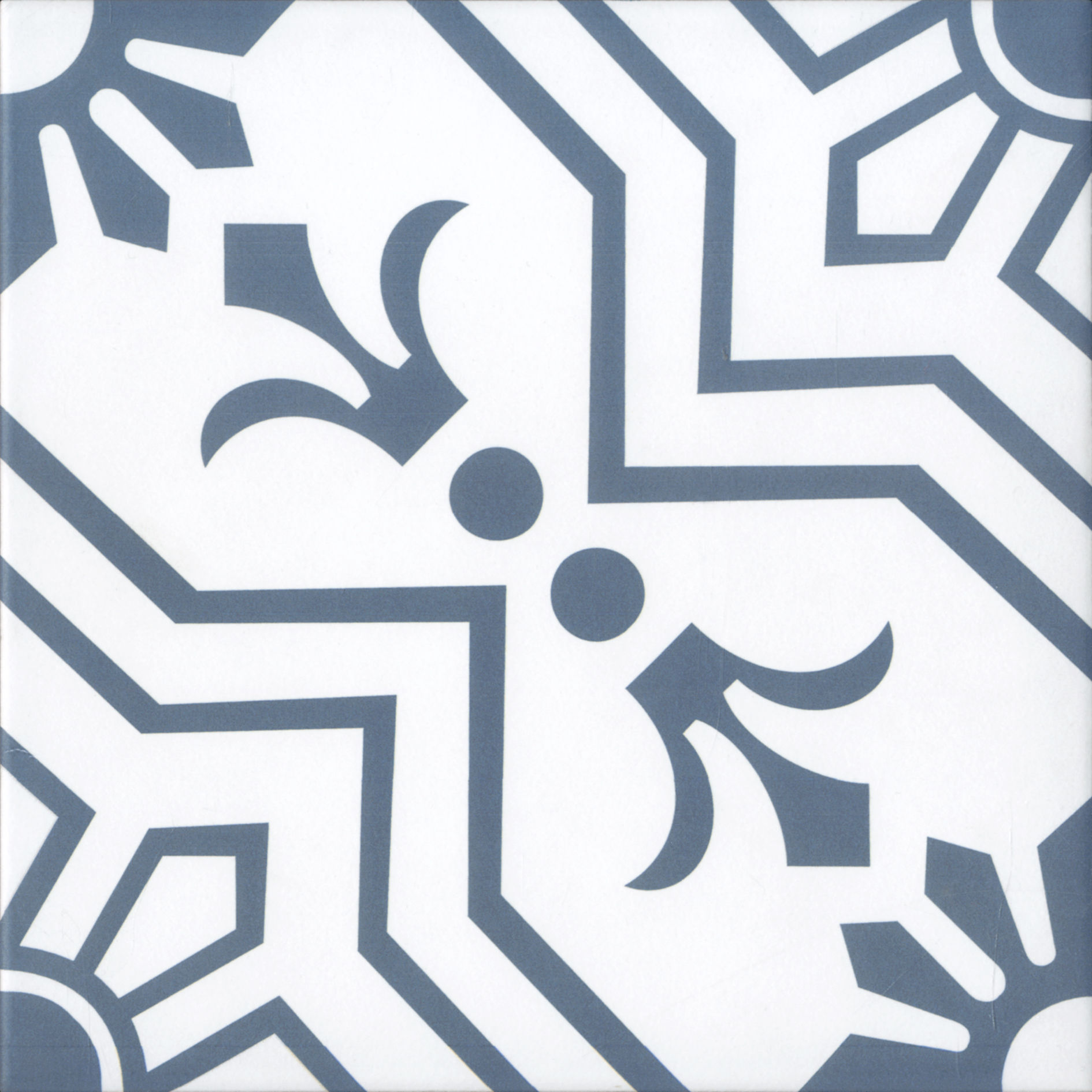 Samos Blue Matt Tile 20x20 cm I Tiles DIY