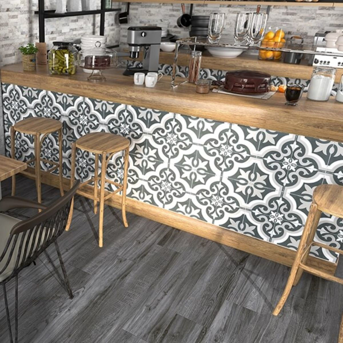 Dione Mix Colour Matt Tile 20x20 cm I Tiles DIY