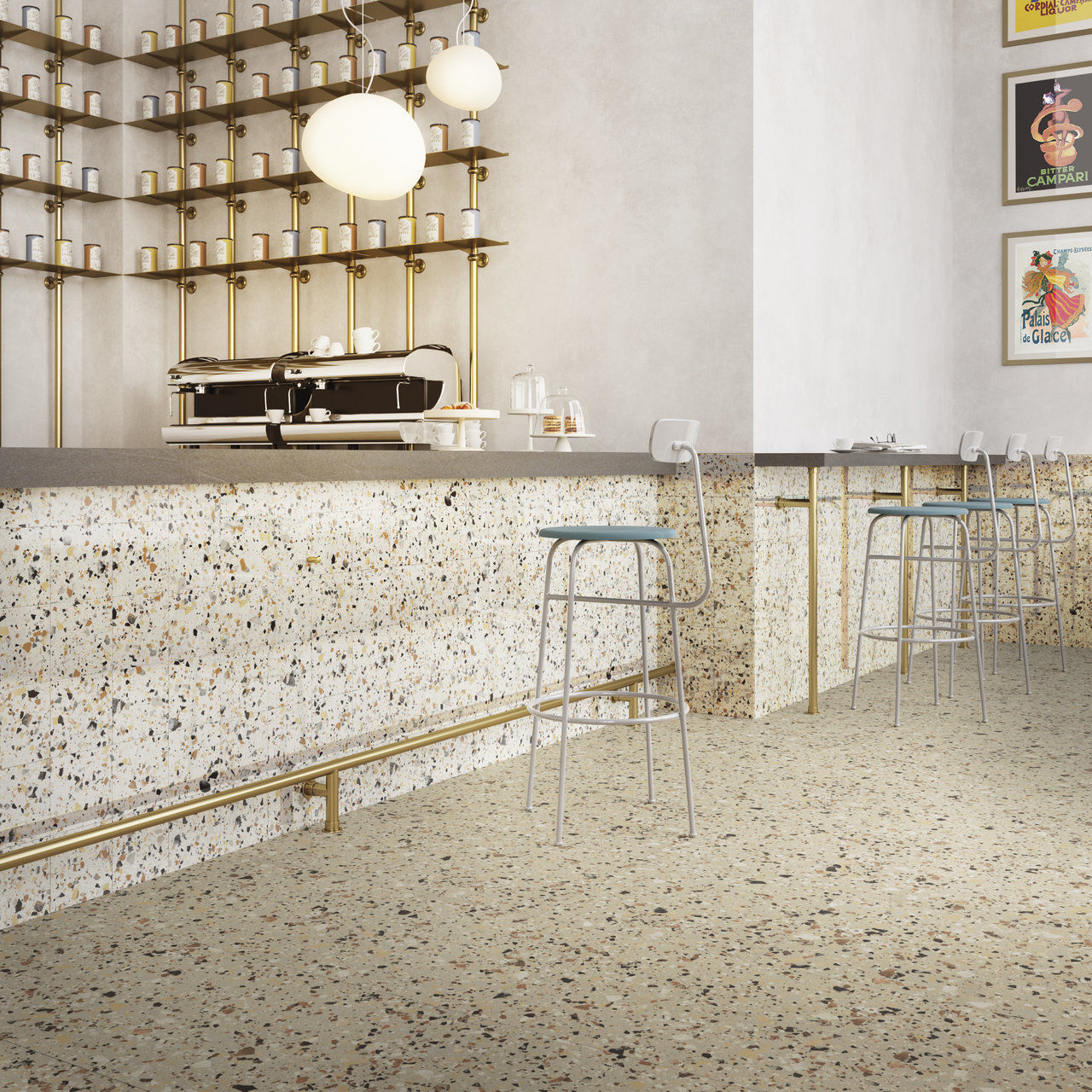 Venice Beige Matt Terrazzo Tile 60x60 cm I Tiles DIY