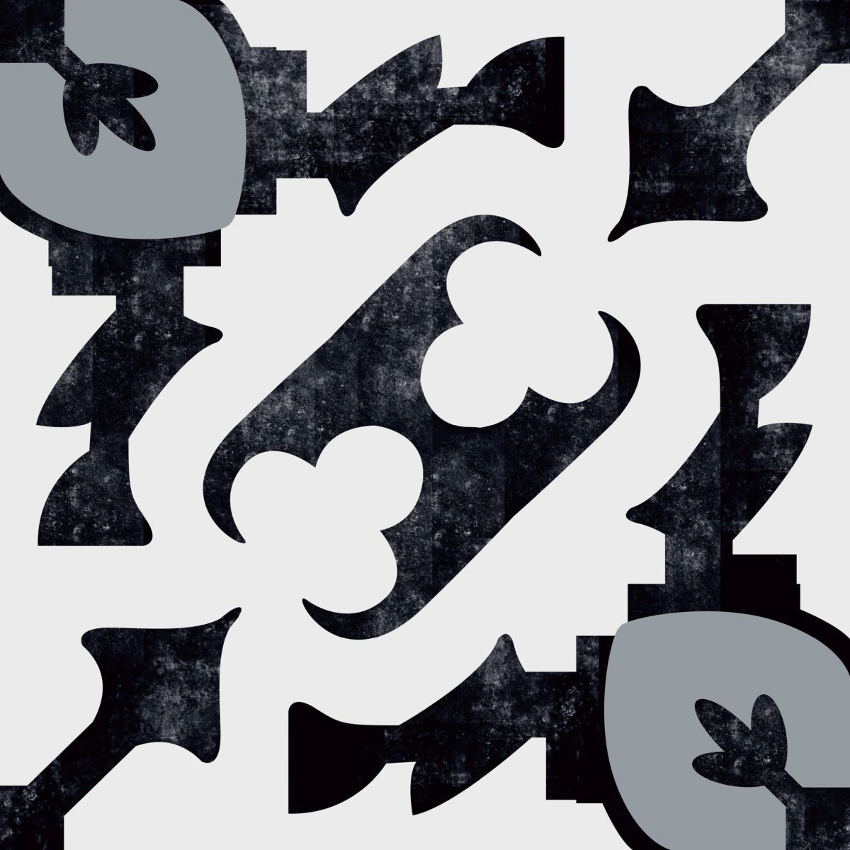 Harlem Grey Matt Tile 20x20 cm I Tiles DIY