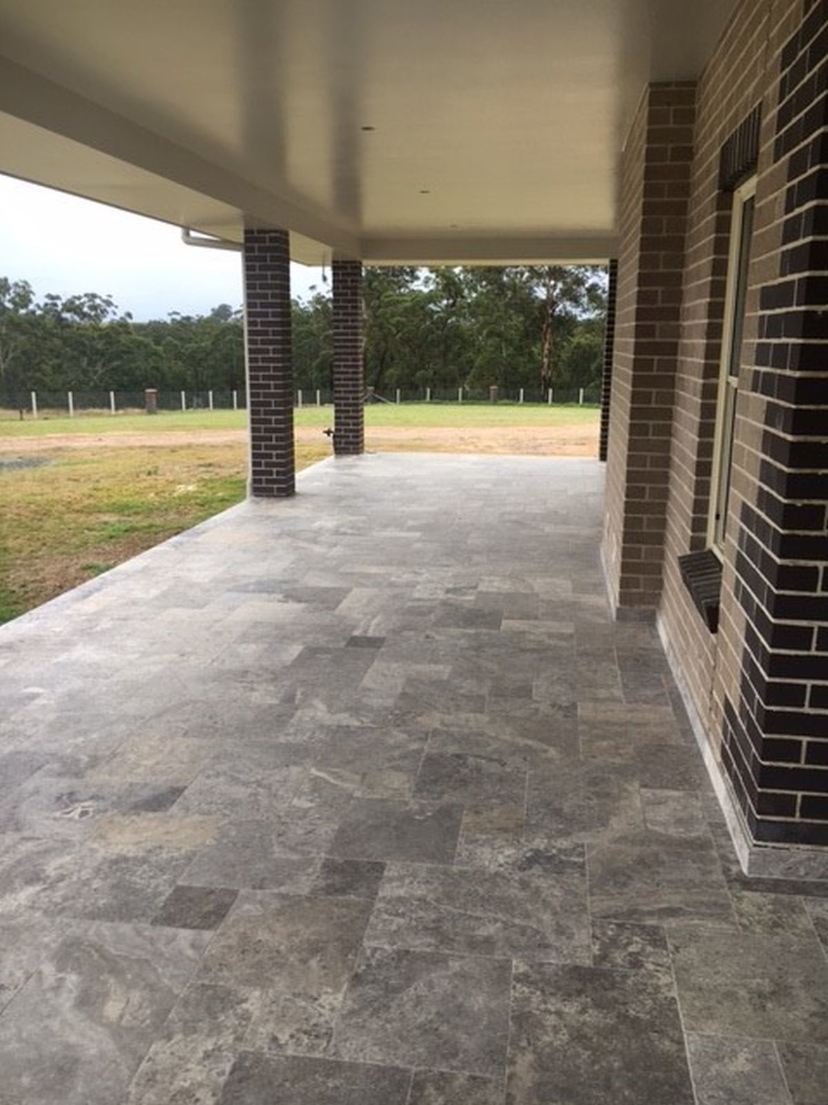 Tumbled Ash Travertine Modular Opus Pattern I Tiles DIY