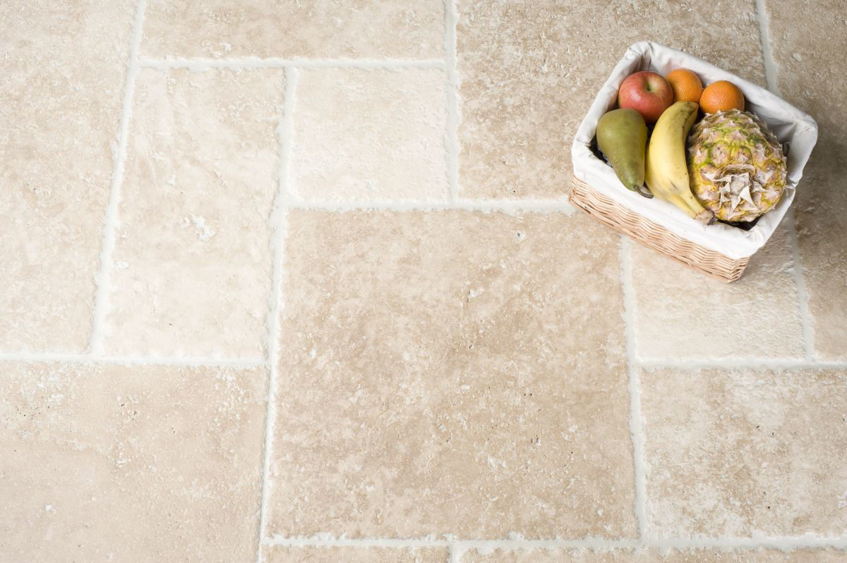 Classic Travertine Brushed & Chipped Opus Pattern I Tiles DIY