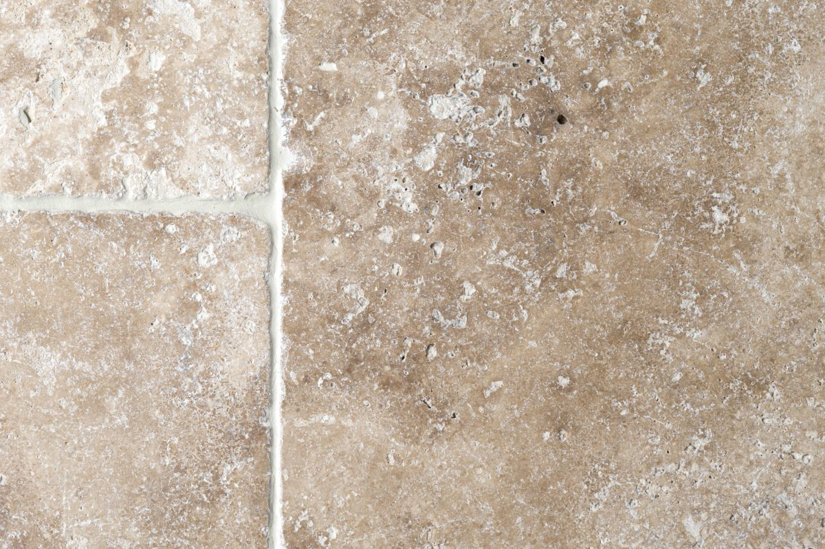 Tumbled Noce Travertine Modular Opus Pattern I Tiles DIY