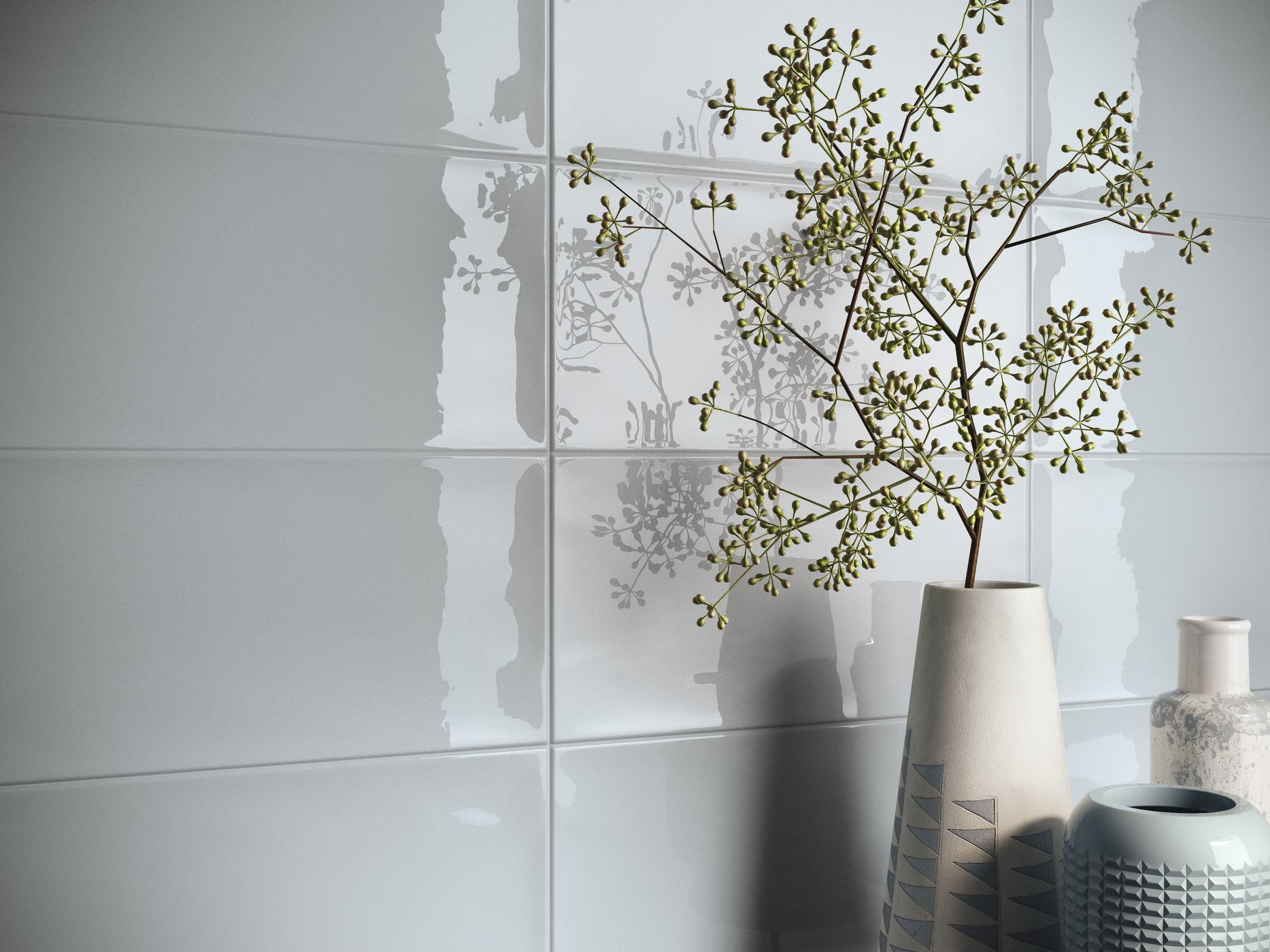 Alpha Blue Polished Tile 15x30 cm I Tiles DIY