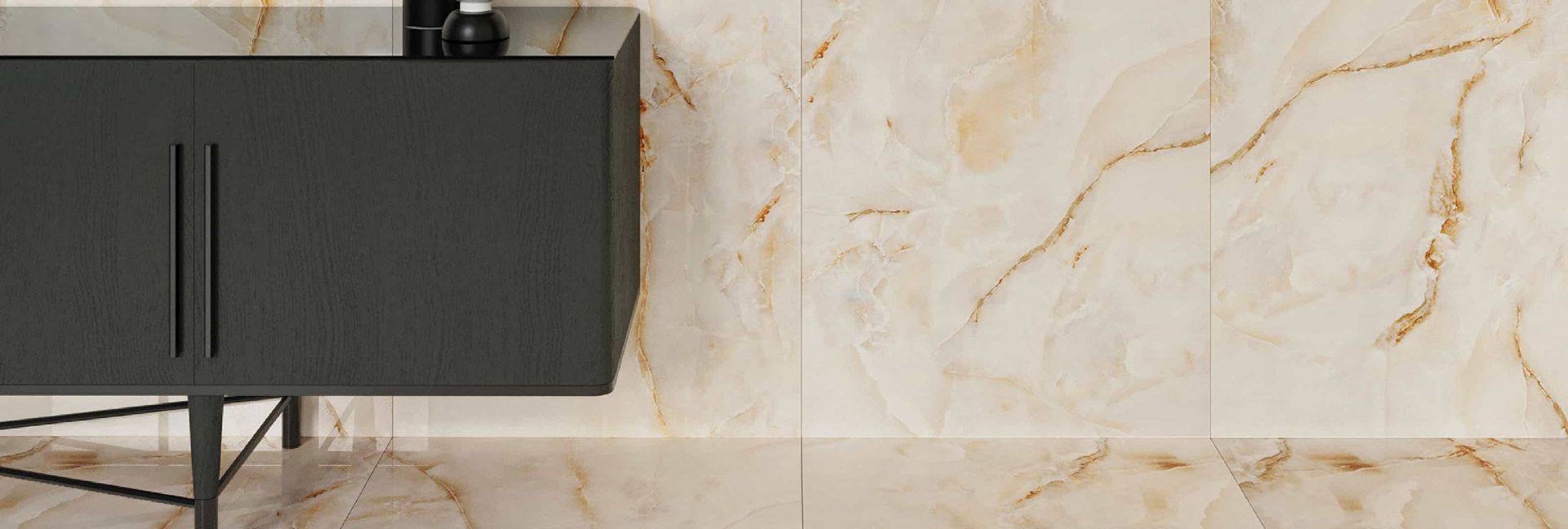Onyx Beige Polished Tile 60x120 cm I Tiles DIY