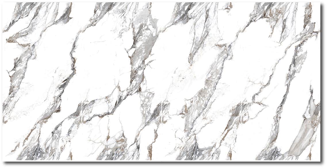 Calabria Grey Matt Marble Effect Tile 60x120 cm I Tiles DIY