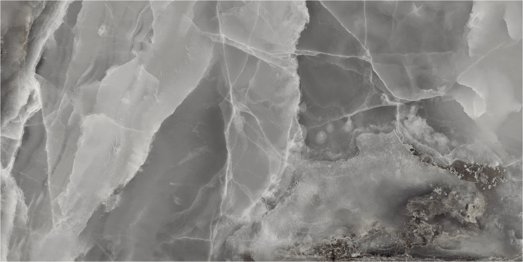 Marmo Dark Grey Polished Marble Effect Tile 60x120 cm I Tiles DIY