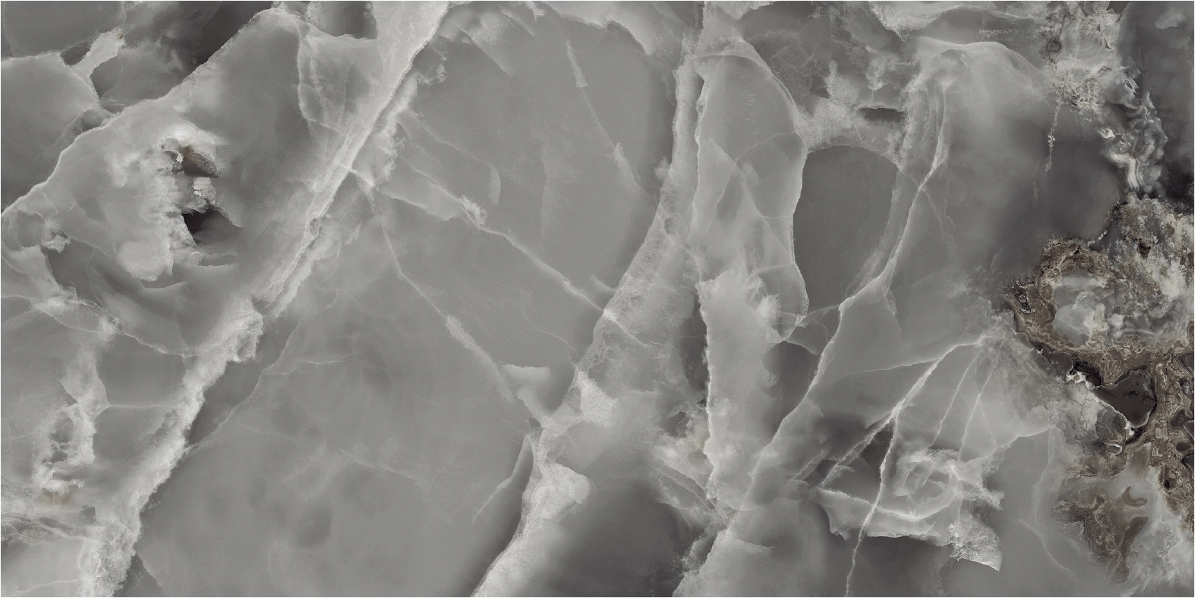 Marmo Dark Grey Polished Marble Effect Tile 60x120 cm I Tiles DIY