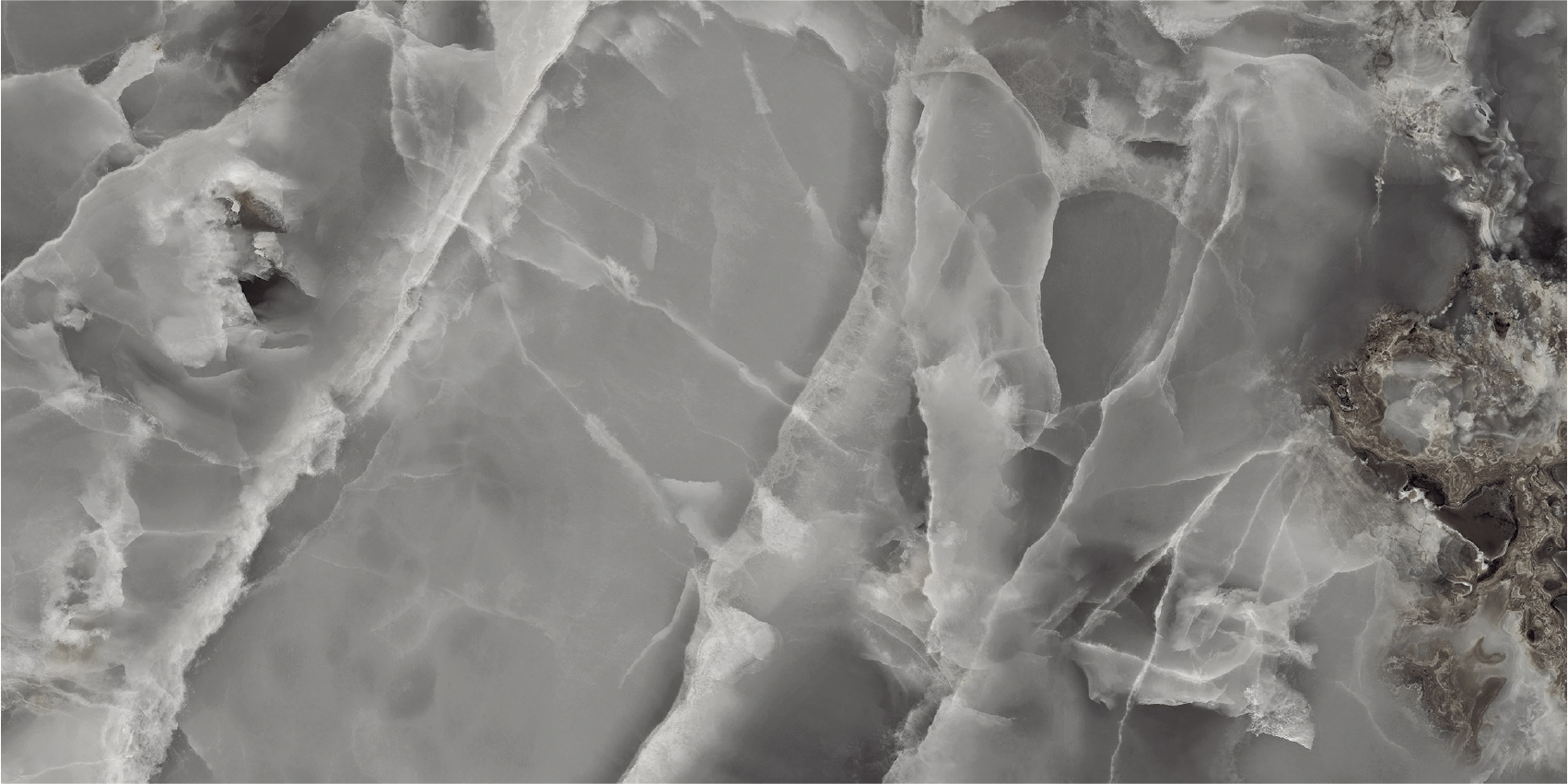 Marmo Dark Grey Matt Marble Effect Tile 60x120 cm I Tiles DIY