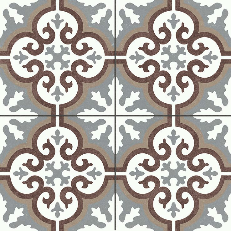 Manisa Red Pre-Cut Matt Tile 45x45 cm I Tiles DIY