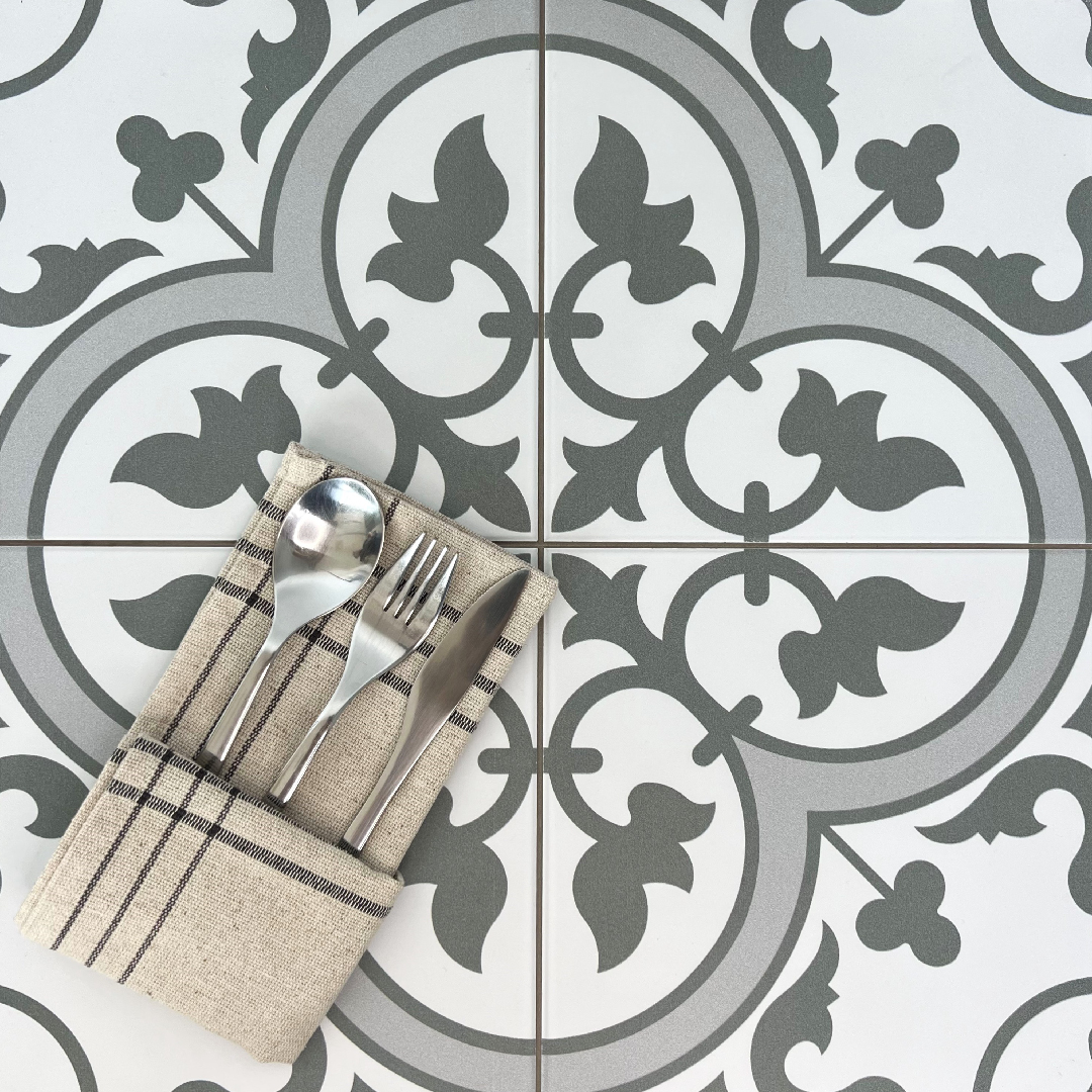 Ledbury Slate Grey Pre-Cut Matt Tile 45x45 cm I Tiles DIY