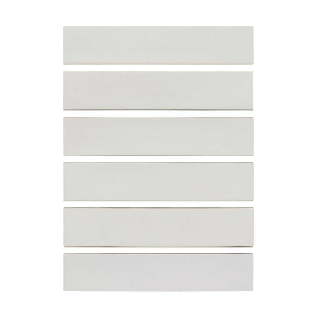 Wade White Matt Metro Tile 6x30 cm I Tiles DIY