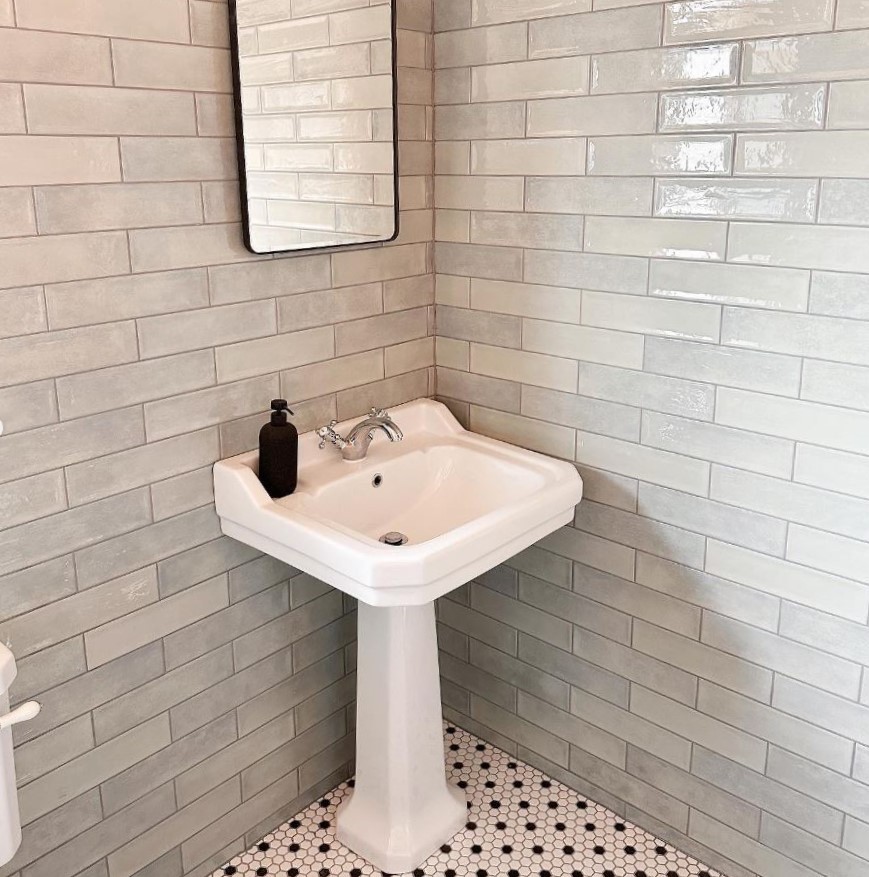 Rustic Blanco Polished Metro Tile 7.5x30 cm I Tiles DIY