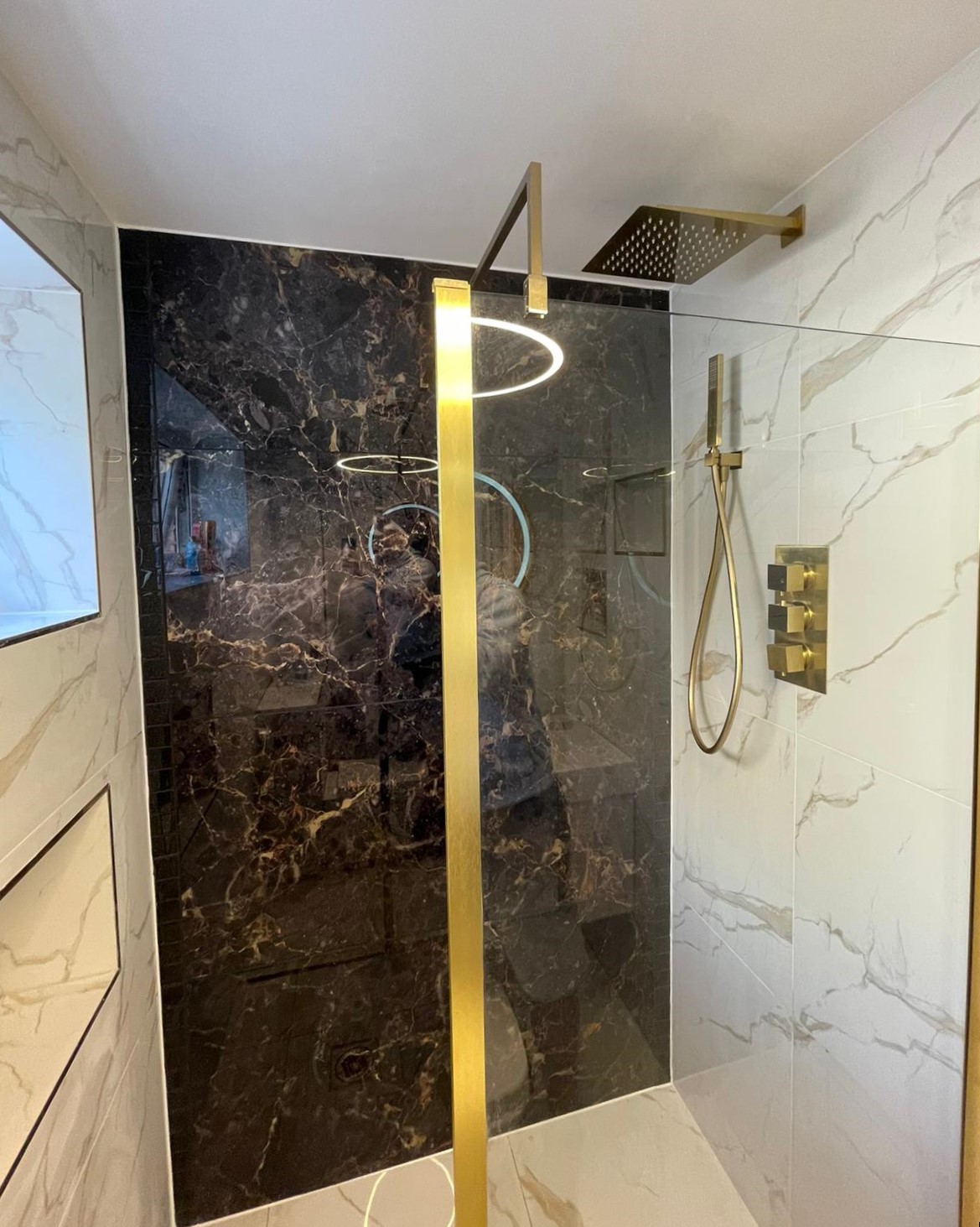 Magic Black Decor Polished Tile 60x120 cm I Tiles DIY