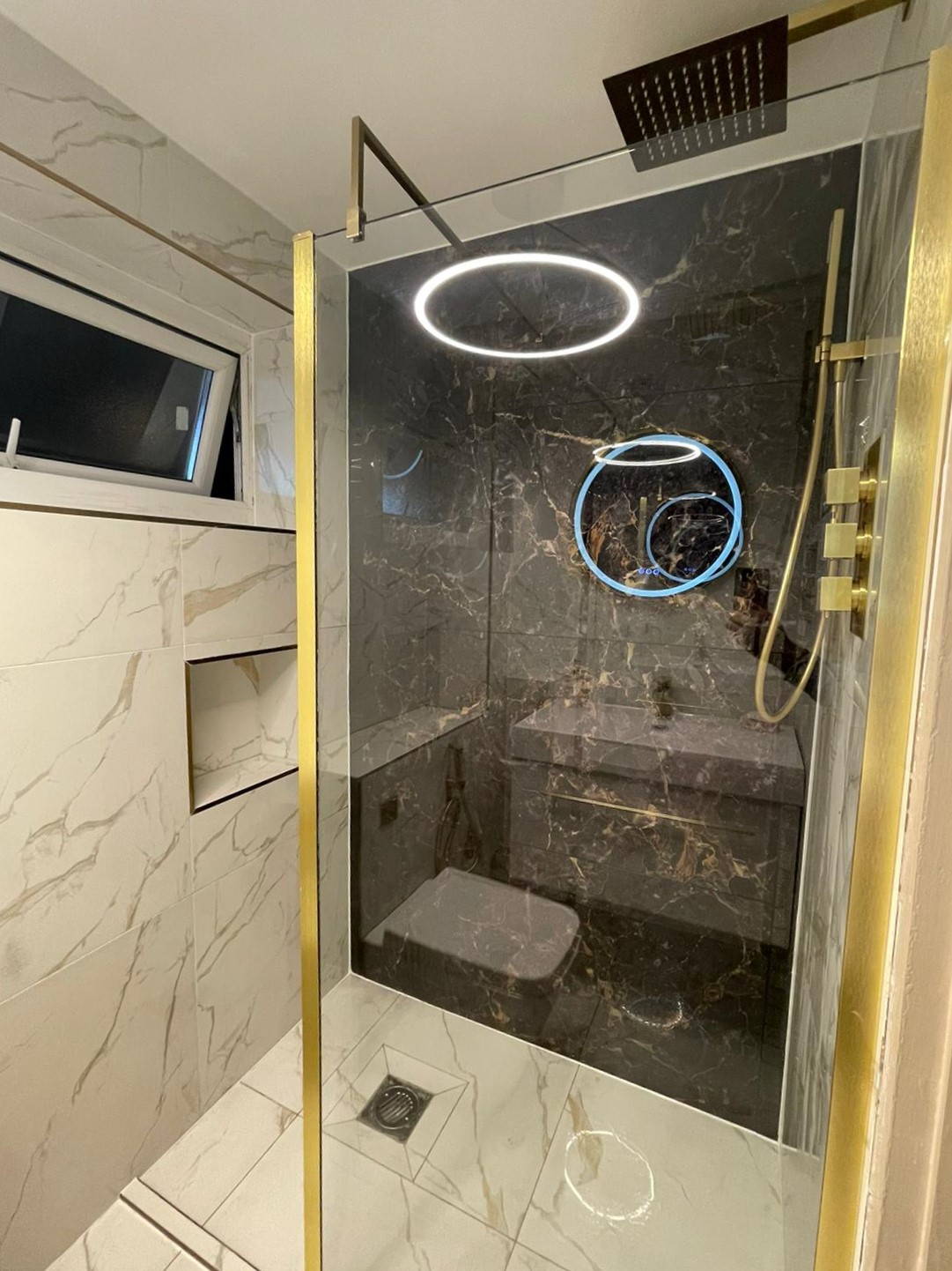 Magic Black Decor Polished Tile 60x120 cm I Tiles DIY