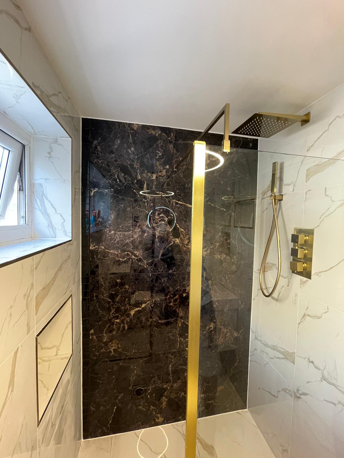 Magic Black Decor Polished Tile 60x120 cm I Tiles DIY