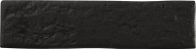 Terra Black Matt Textured Wall Tile 7x28 cm I Tiles DIY