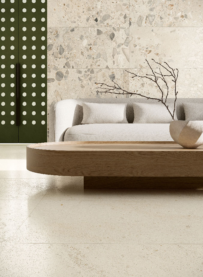 Pebble Soft Ivory Matt Tile 60,4x60,4 cm I Tiles DIY